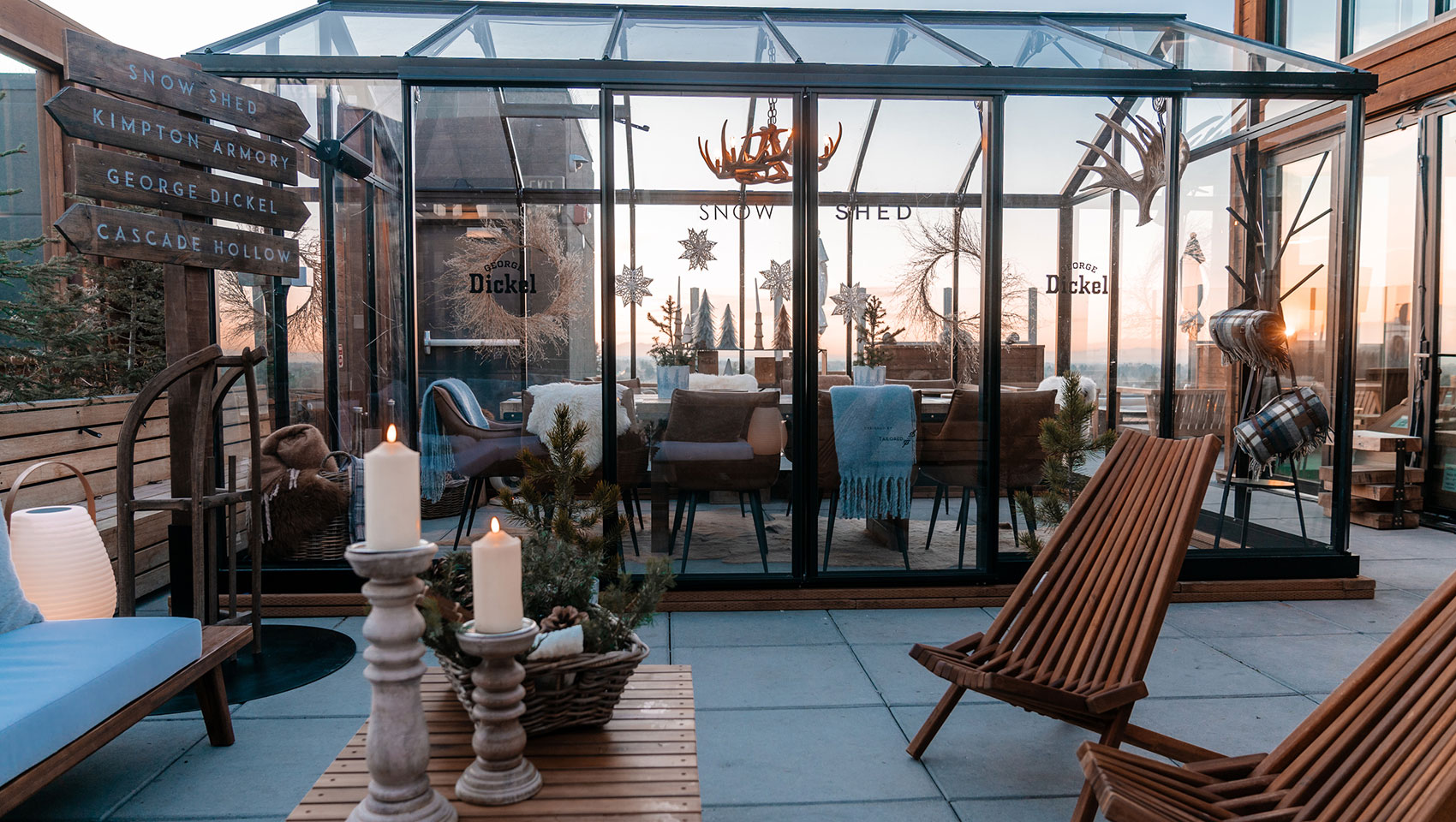 Winter Chalet-Inspired Restaurant in Bozeman | Kimpton Armory Hotel